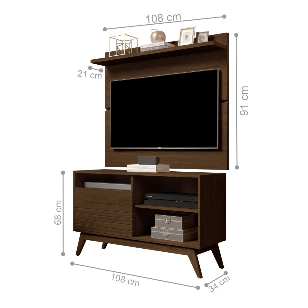 Home para Tv Drean Cedro | MadeiraMadeira