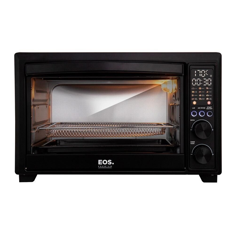 Forno e Fritadeira Air Fryer Eos 38 Litros Digital Premium All Black ...
