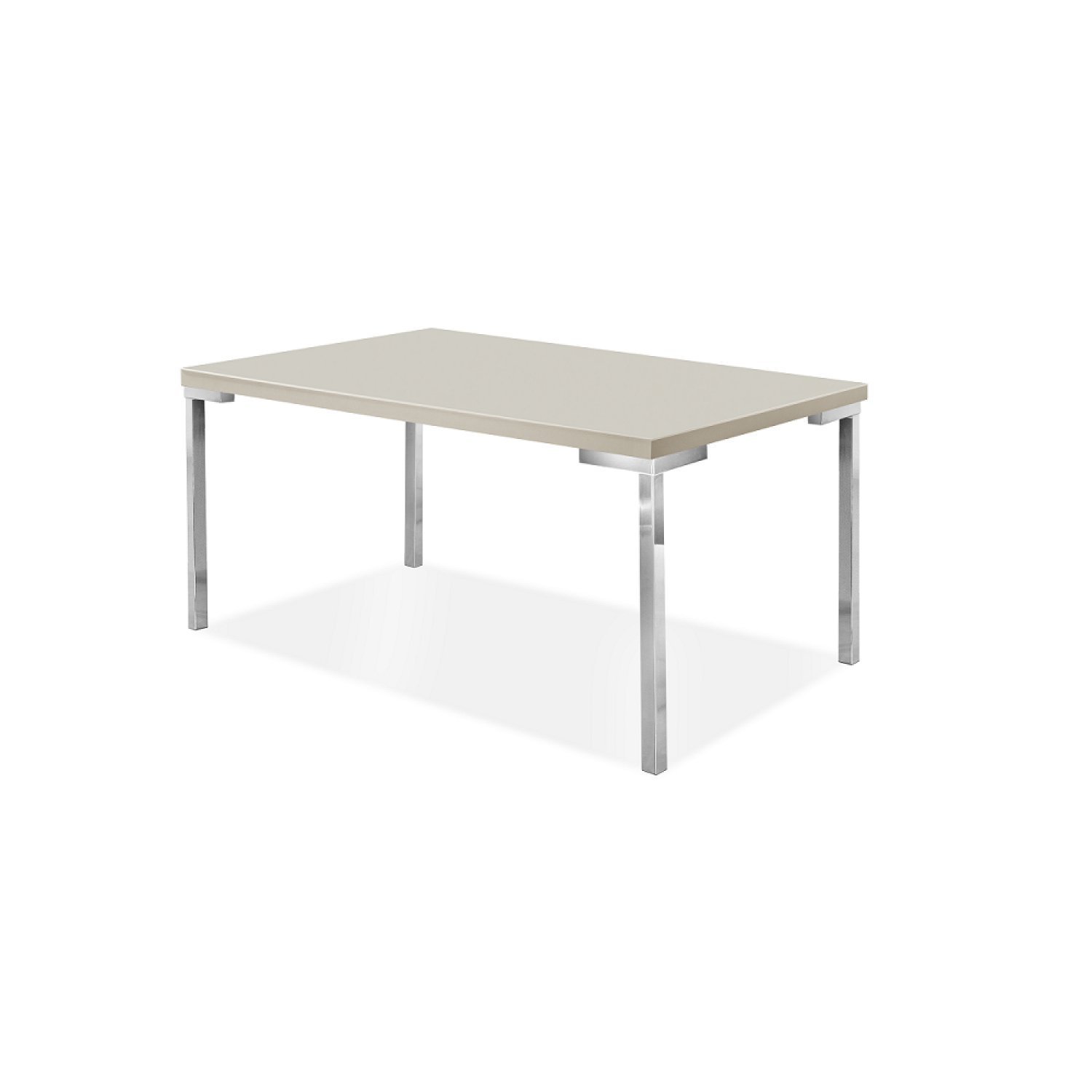 Conjunto Sala de Jantar Mesa Iza 160x90cm Tampo Vidro/MDF com 6 ...