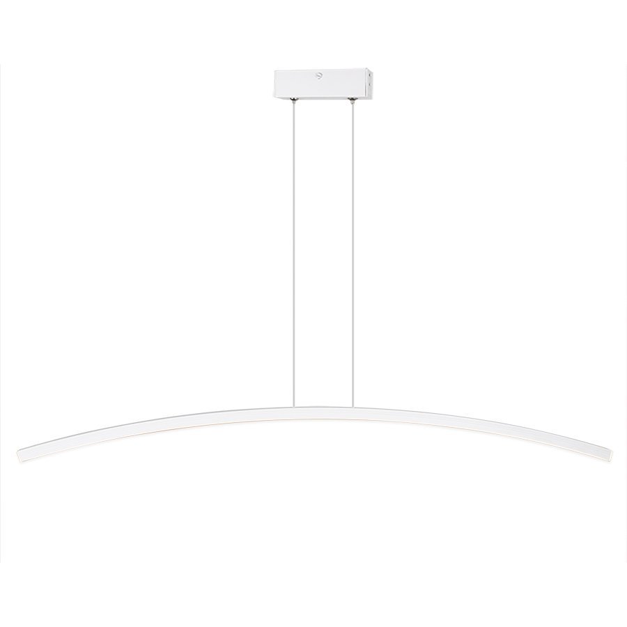 Pendente LED Linear Curvo Branco 3000K 100cm PD2140 | MadeiraMadeira