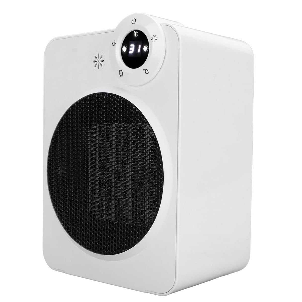 Aquecedor Eletrico Display Digital Controle Angulo 70 Graus Temperatura ...