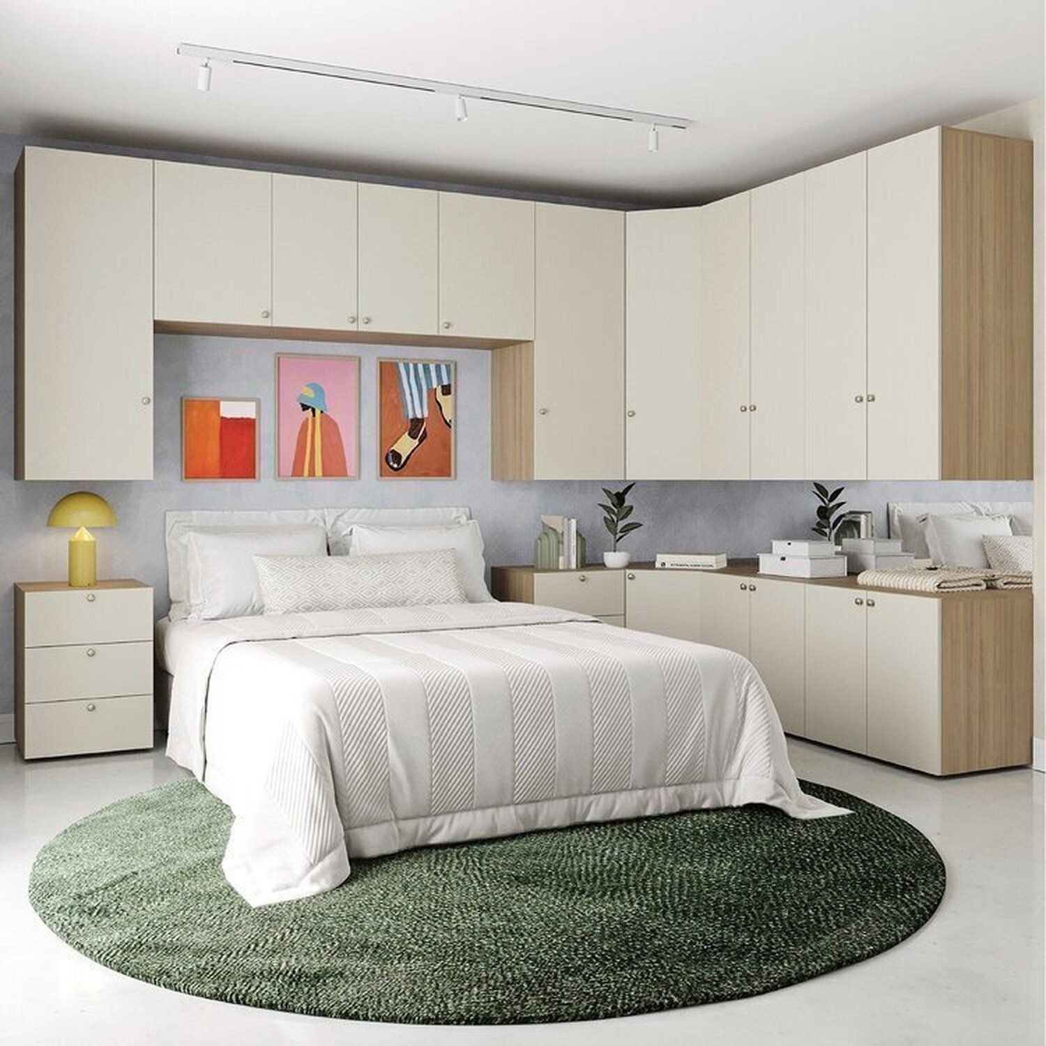 Guarda Roupa 13 Módulos 16 Portas 6 Gavetas Frame CabeCasa ...