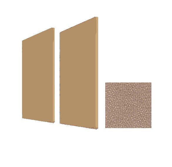 Painel Acústico Bl Acoustic 1501 - 120x60cm - 1010 Bege - Lady - 50mm ...