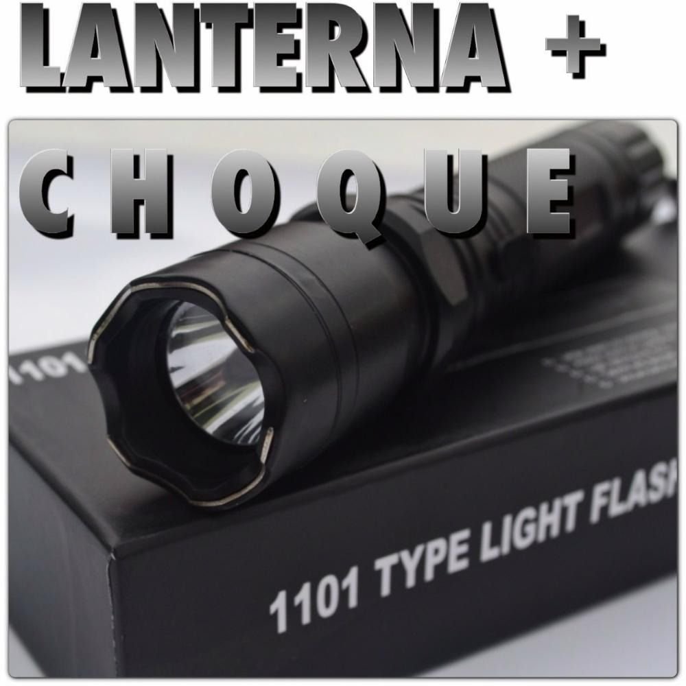 Lanterna Choque Recarregável Led Taser Defesa Pessoal | MadeiraMadeira