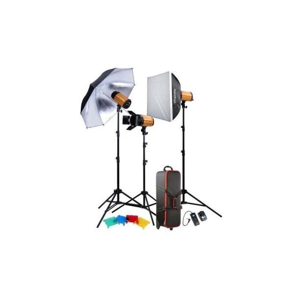 Studio Flash Kit Godox 300Sdi-D 110V C 3 | MadeiraMadeira