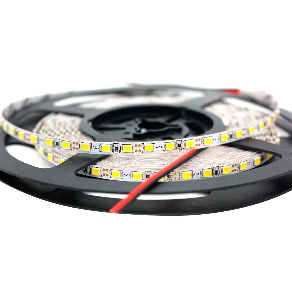 Fita Led Profissional Delis 12v 9,6w/m IP20 5m 120LEDS/m 6000K Branco Frio | MadeiraMadeira