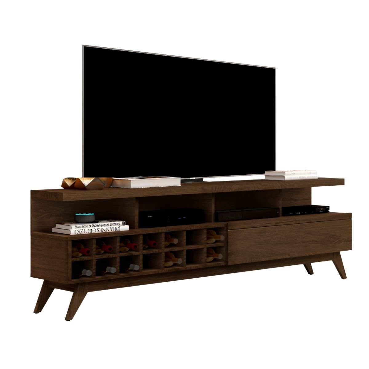 Rack para Sala Televisão até 55 Polegadas - Mod.2040 | MadeiraMadeira