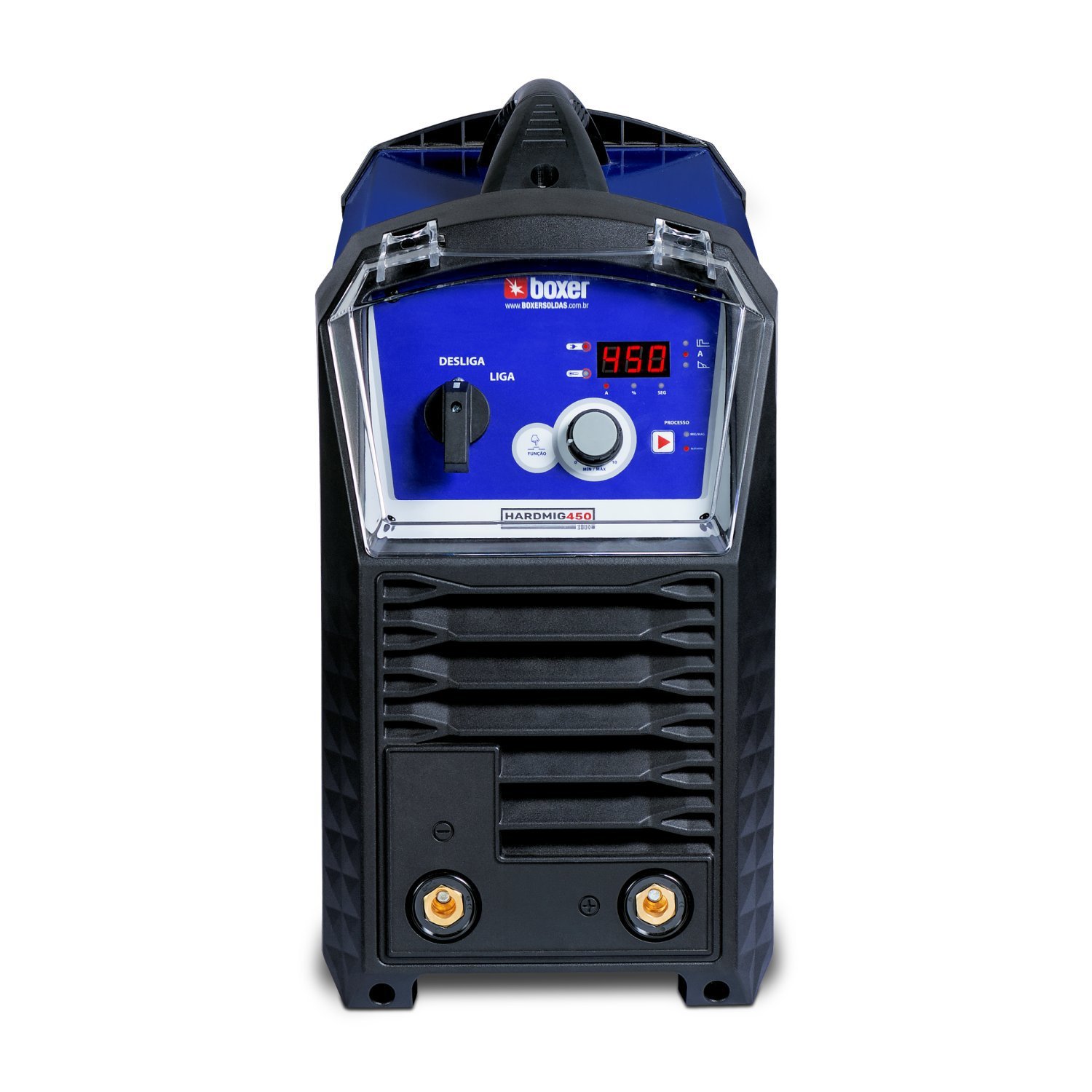 Inversora de Solda Hardmig 450 + Cabeçote Externo 220v Boxer Soldas ...