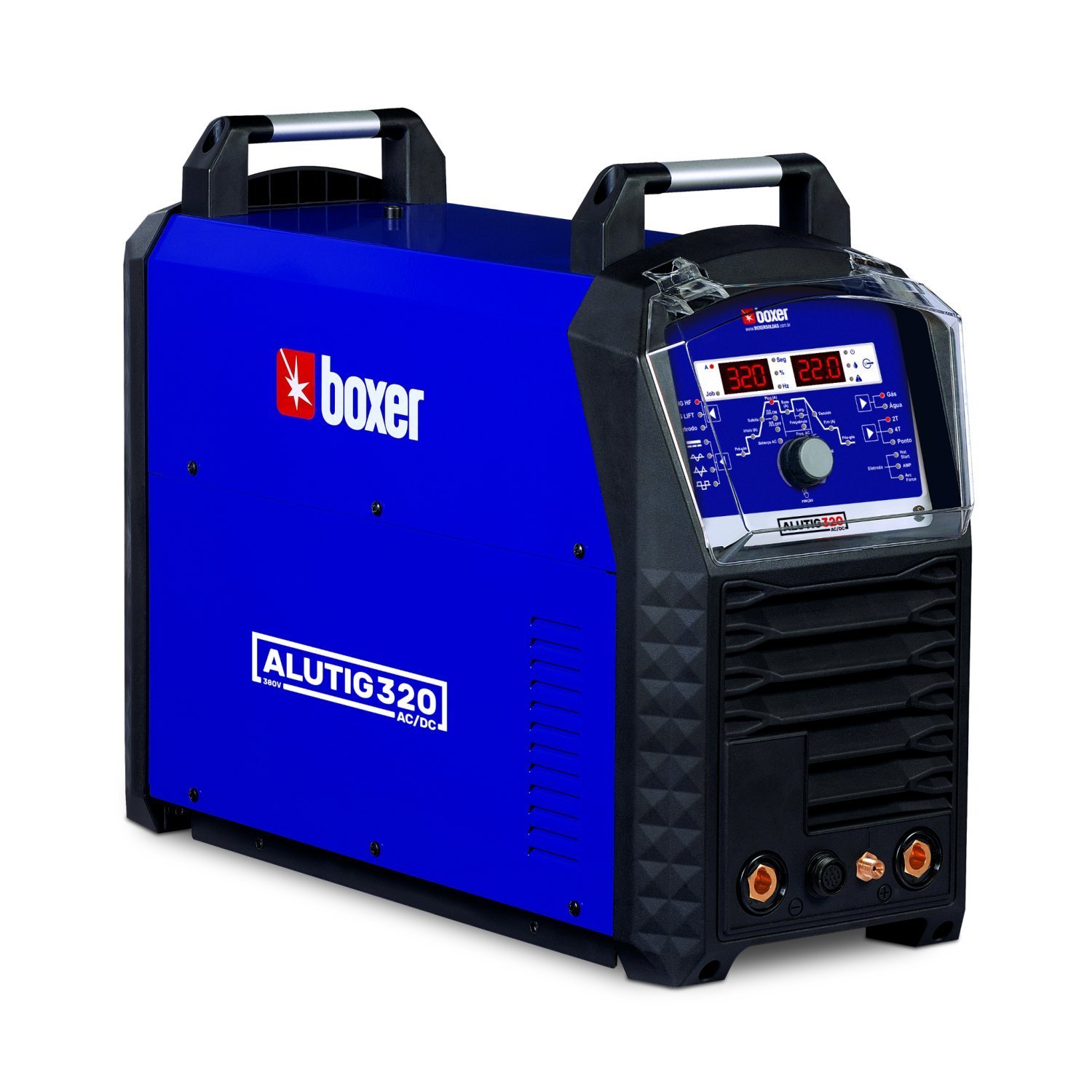 Inversora de Solda Alutig 320 ACDC 380v Boxer Soldas | MadeiraMadeira