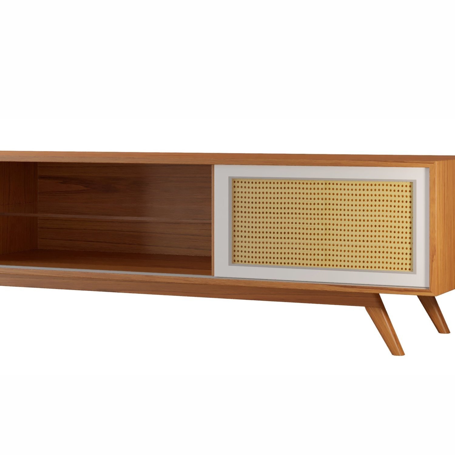 Rack para TV até 60 Polegadas em Madeira Maciça Teca Espresso Móveis ...