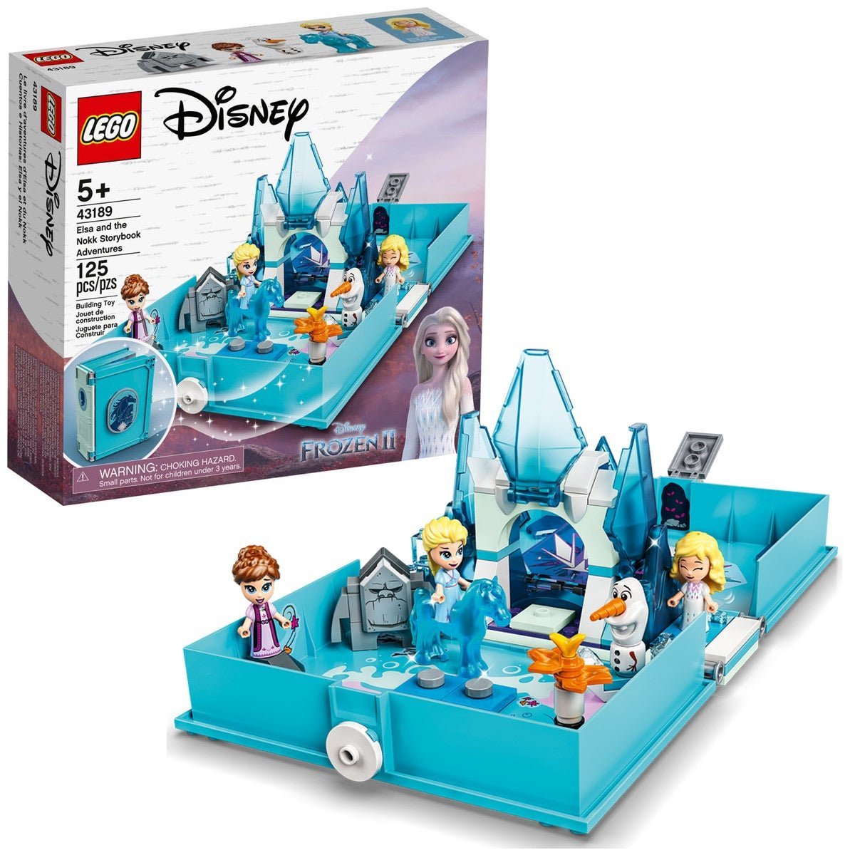 Brinquedo Frozen Lego Livro de Aventuras da Elza +5 Anos 125 Peças ...