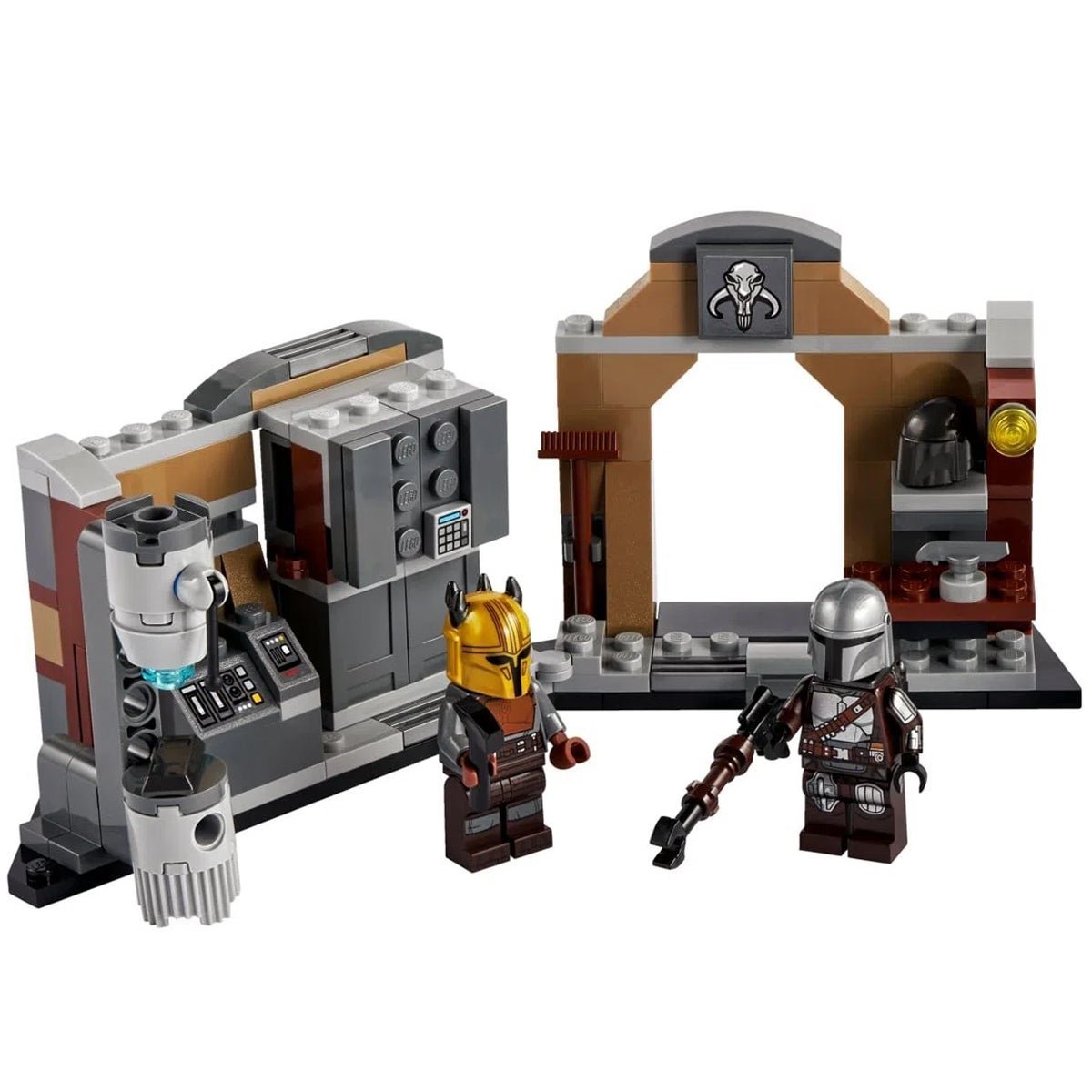 Brinquedo Lego Star Wars A Forja do Armeiro Mandaloriano 441 peças +6 ...
