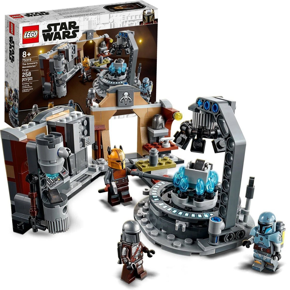 Brinquedo Lego Star Wars A Forja do Armeiro Mandaloriano 441 peças +6 ...
