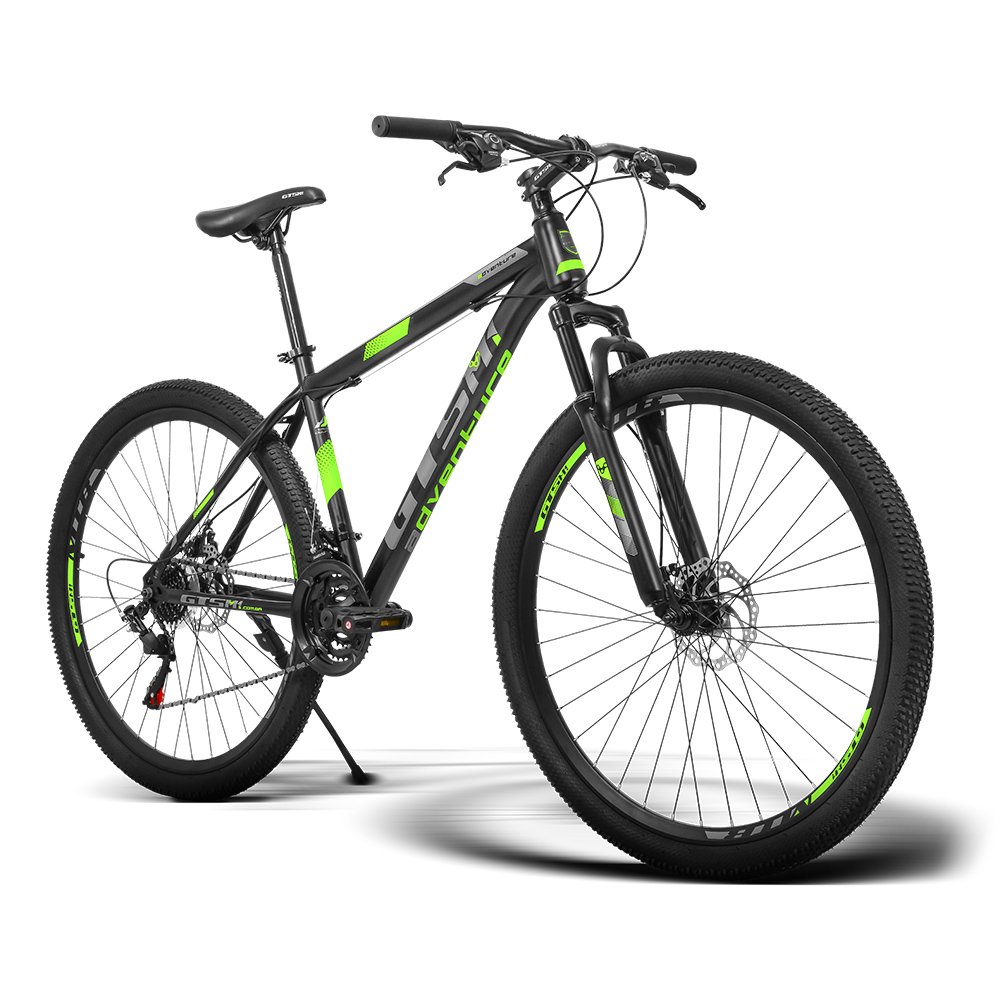 Bicicleta GTS aro 29 freio a disco 21 Marchas e amortecedor | GTS M1 Adventure - 19 - Preto ...