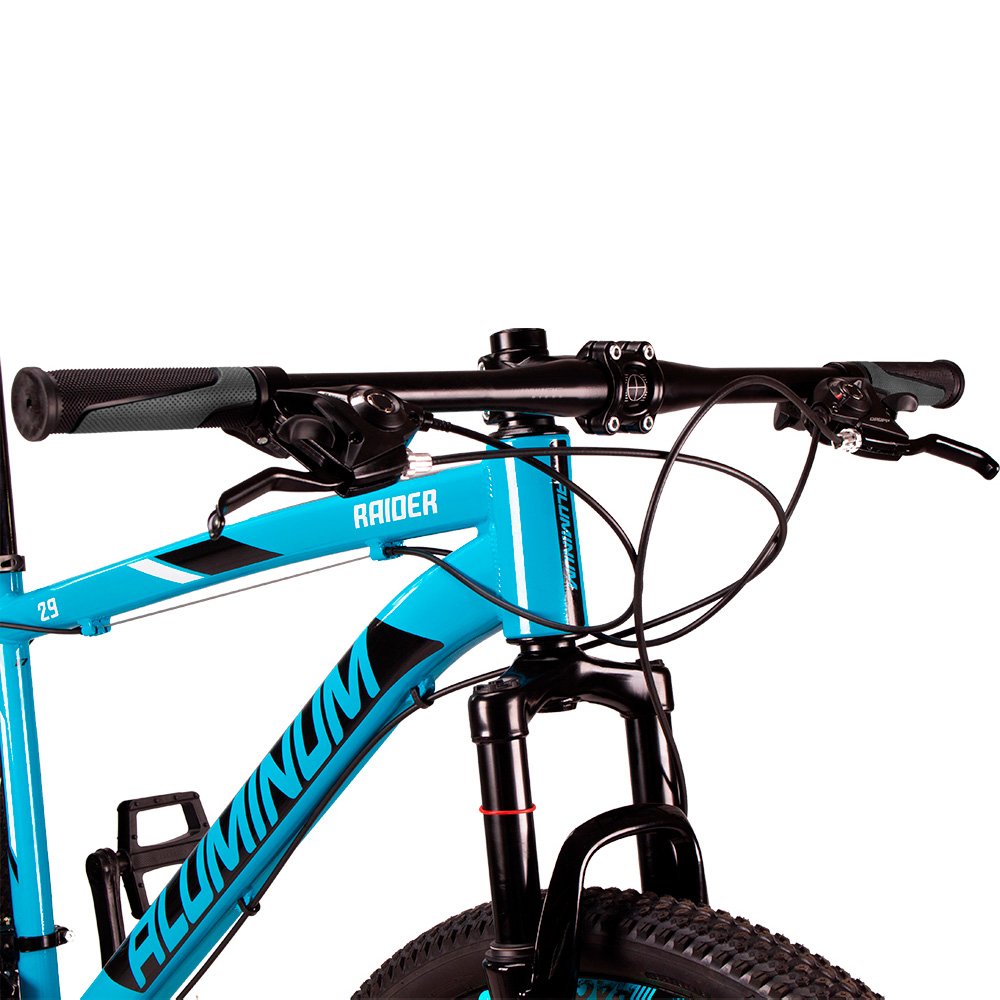 Bicicleta Aro 29 Raider Aluminum 24v Freio a Disco Azul e Preto Tam: 21 ...