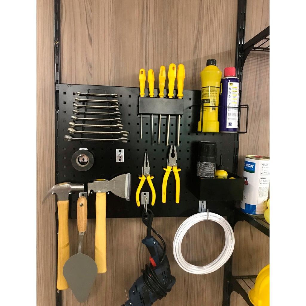 Kit Painel Ferramentas Smart Black Dicarlo | MadeiraMadeira