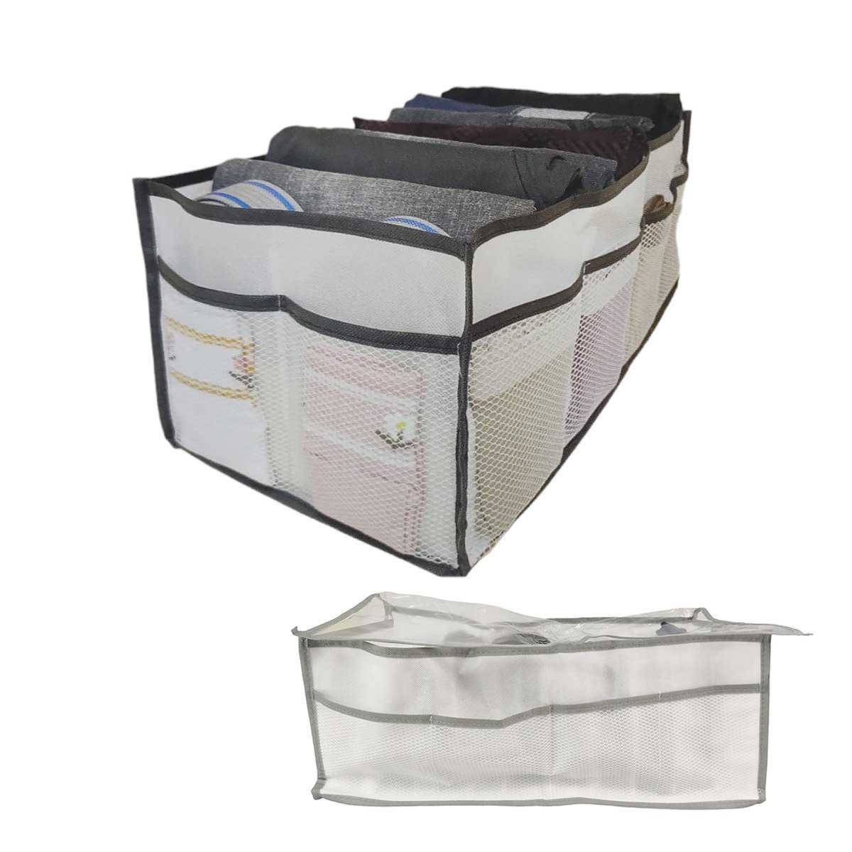 Caixa Organizadora Colmeia Guarda Roupa Armario Blusa Saia Camisa Roupa ...