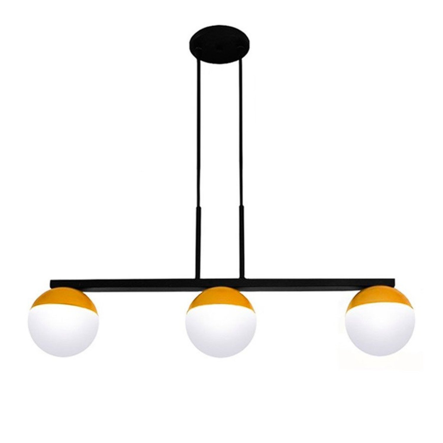 Lustre Pendente Jabuti Meia Lua 3 Lâmpadas G9 LED Hunter Prime ...