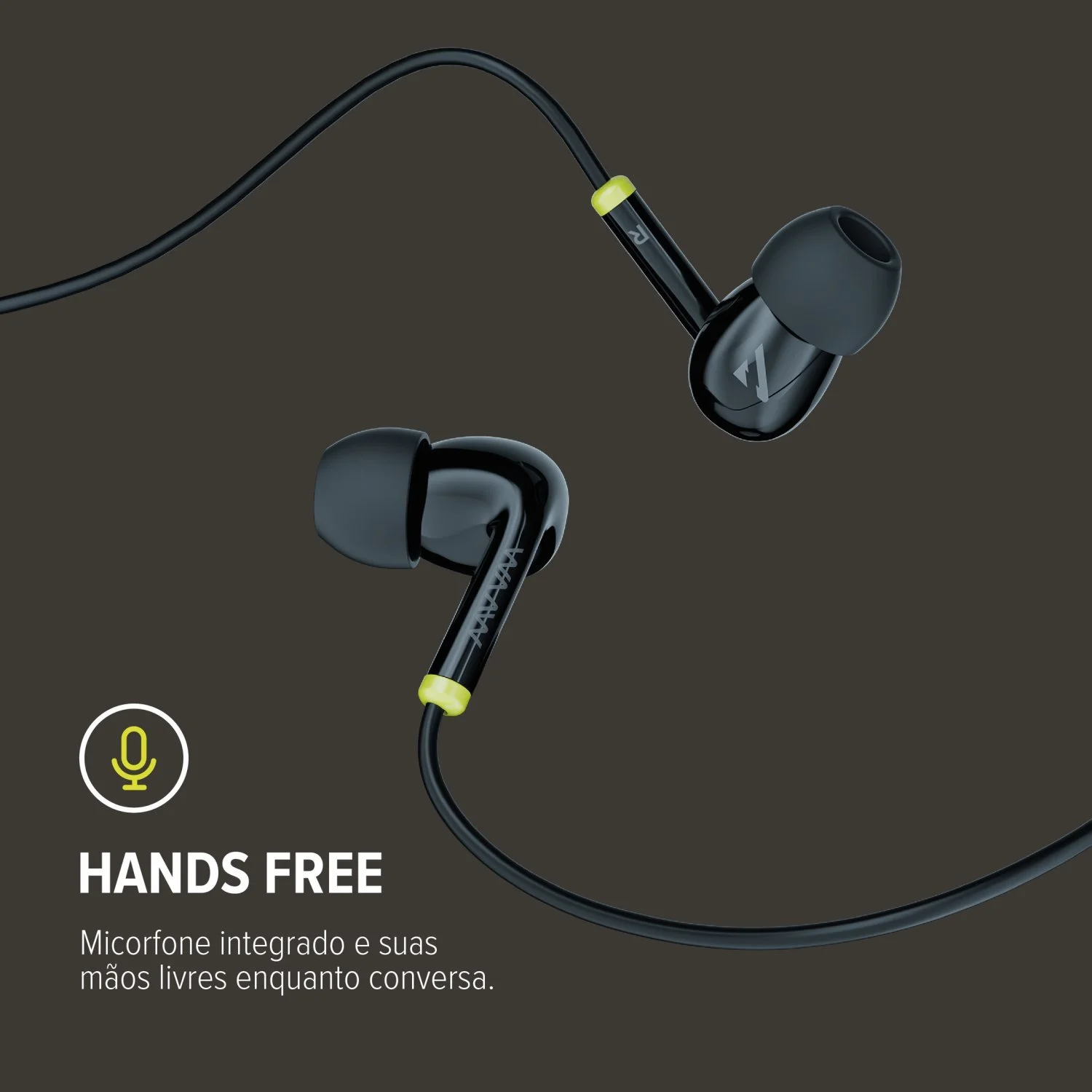 Fone de Ouvido Waaw by Alok VIB 100ew Intra Auricular com Microfone ...