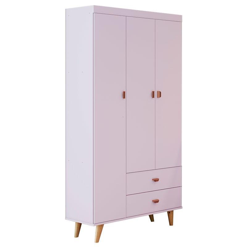 Guarda Roupa Infantil Retrô Duda 3 Portas Rosa Bétula - Carolina ...