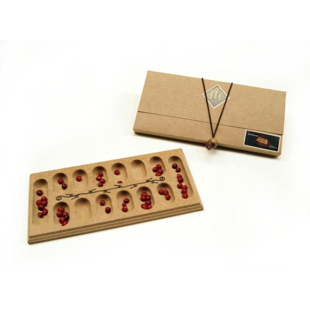 Jogo De Tabuleiro Mini Mancala - Mitra | MadeiraMadeira