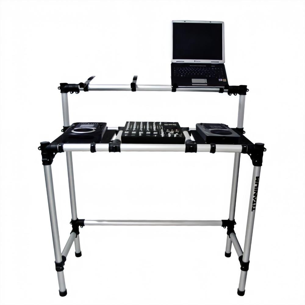 Rack Titanium RDJ CDJ para CDJs Pioneer, Denon, Gemini, Numark com ...