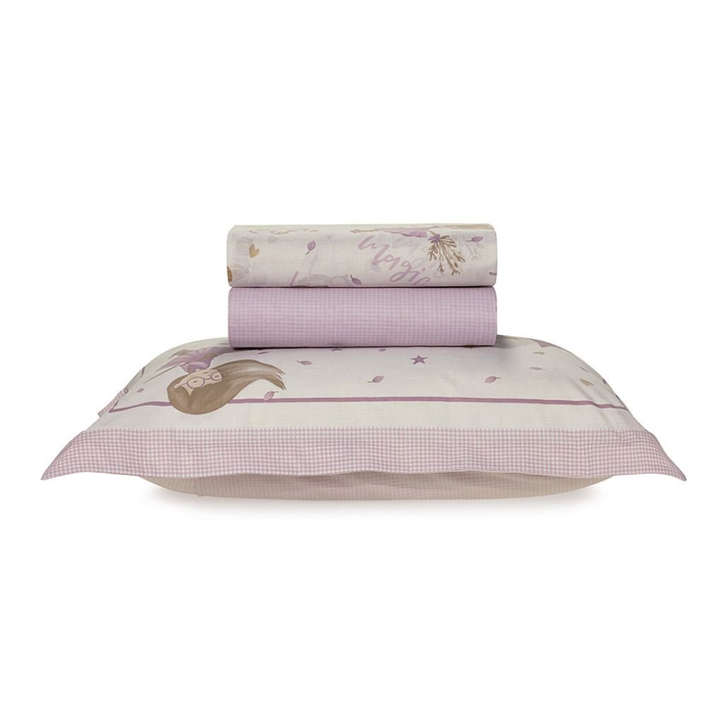 Jogo de Cama Solteiro Infantil 100% Algodão 200 Fios Karsten:fantasia ...