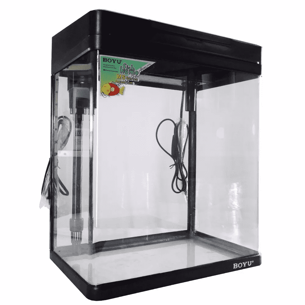 Aquário Curvo Boyu MS 420 31 Litros Preto de Vidro | MadeiraMadeira