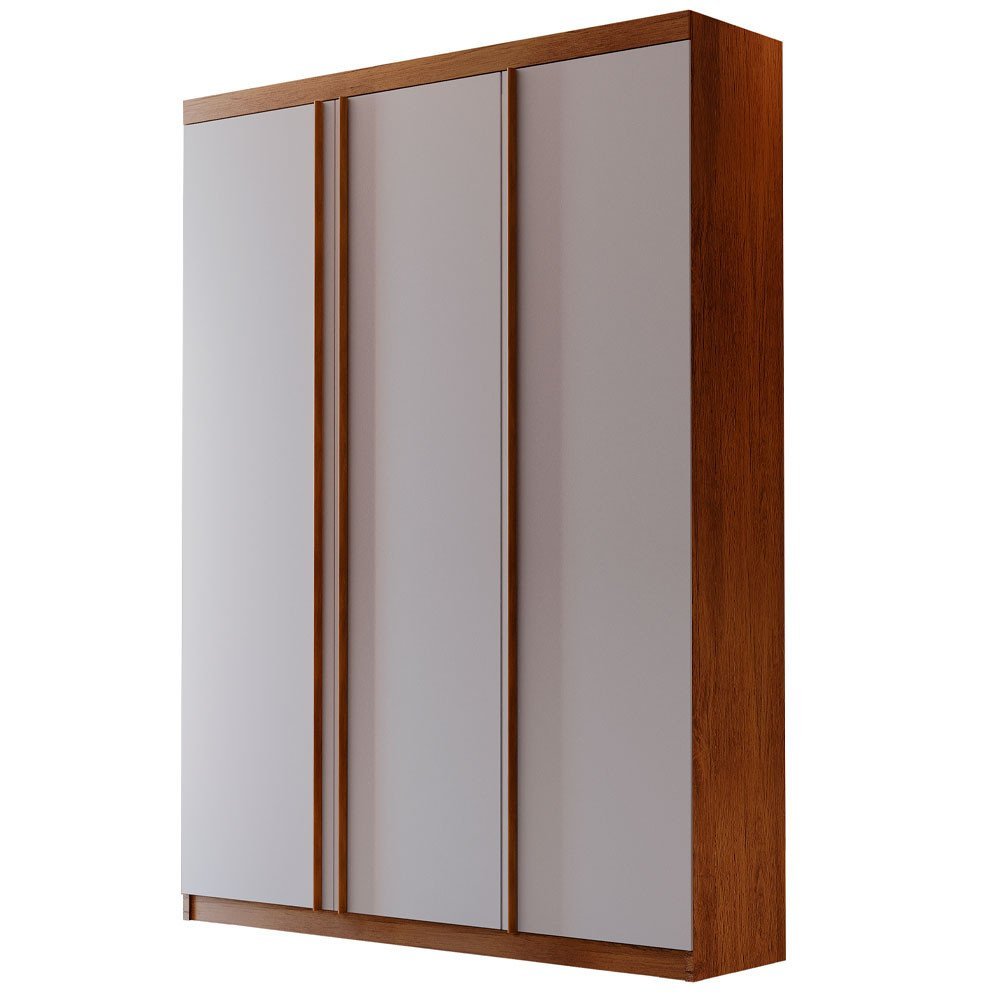 Guarda Roupa Solteiro Seatlle 3 Portas e 2 Gavetas Moderna | MadeiraMadeira