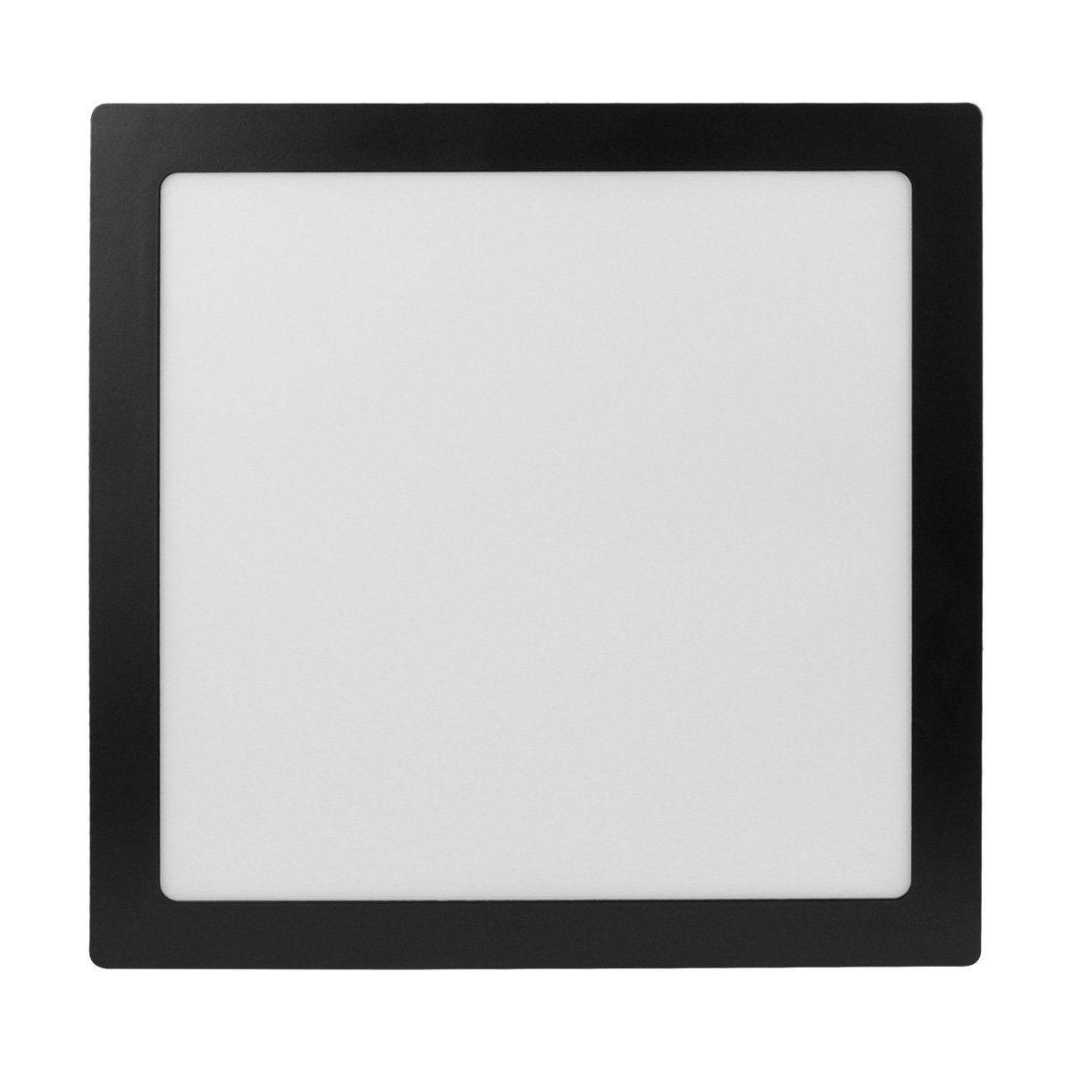 Painel de Led 24 W 6500k Quadrado Embutir Preto Foxlux | MadeiraMadeira