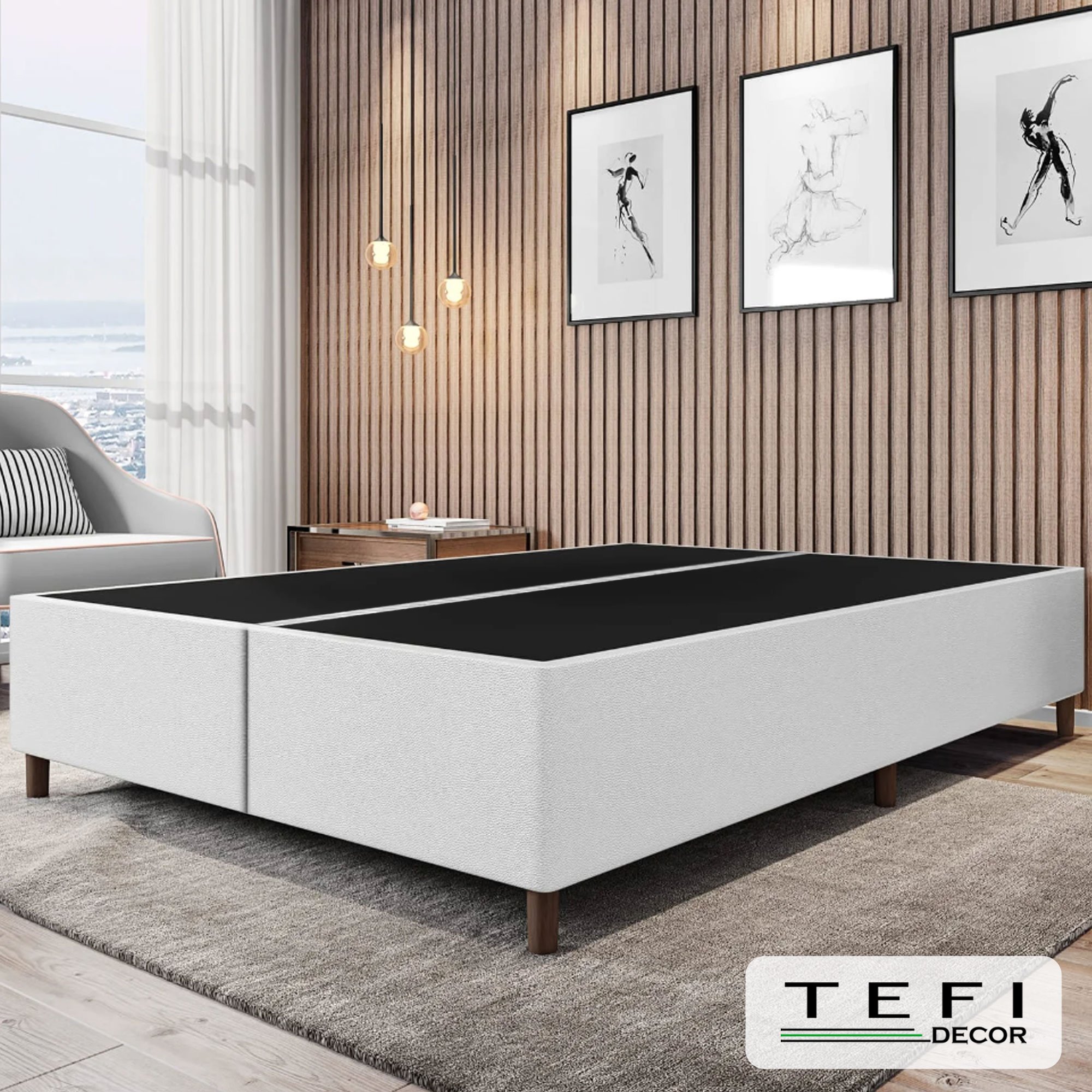 Base Box Casal 1.38x1.88 | MadeiraMadeira