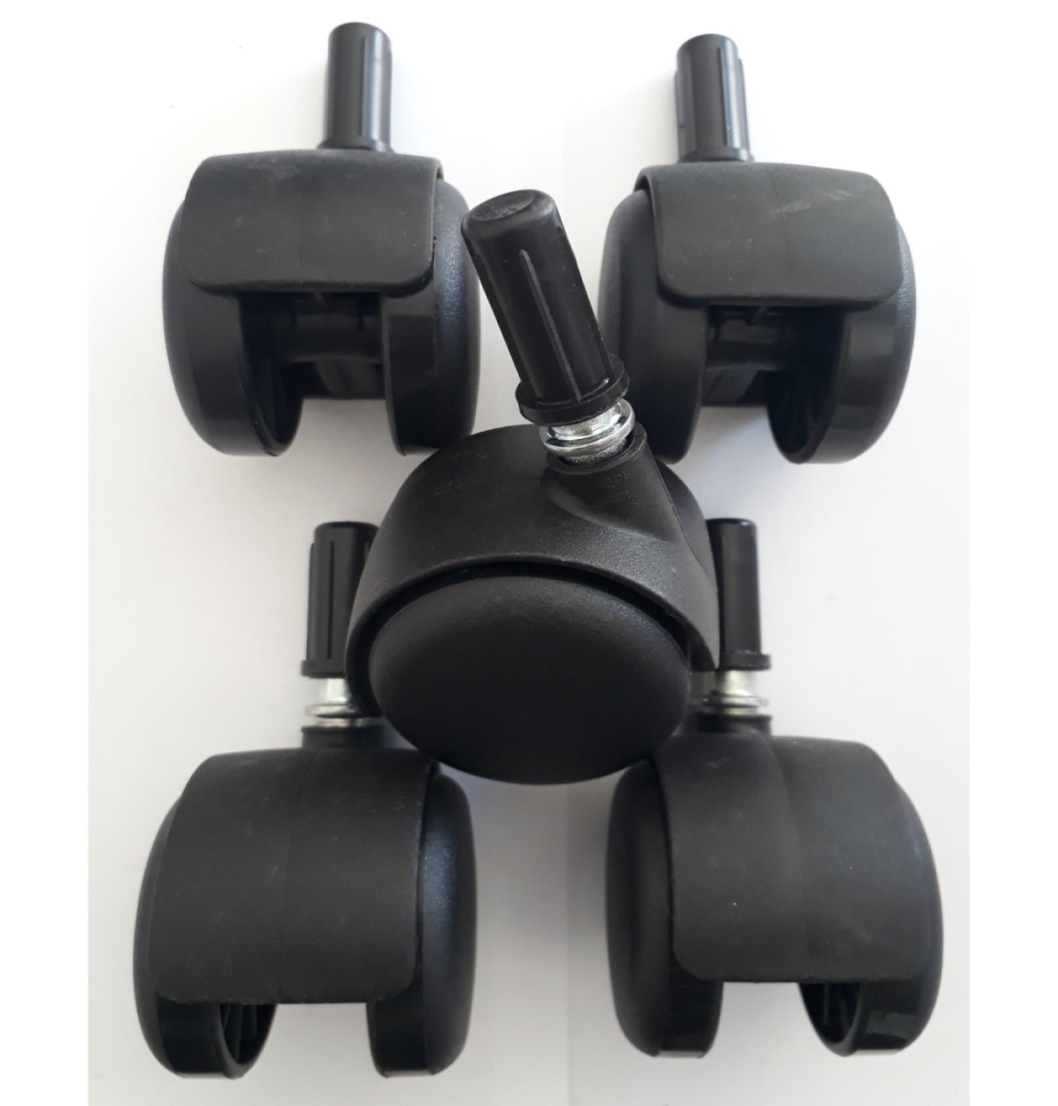 Rodizio para Cadeira de Escritório Roda de Nylon Kit S90 G | MadeiraMadeira