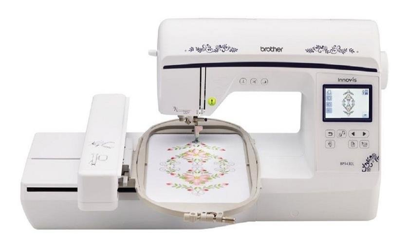 Máquina De Bordar Brother Eletrônica Bp1430l -bivolt -Visor LCD ...