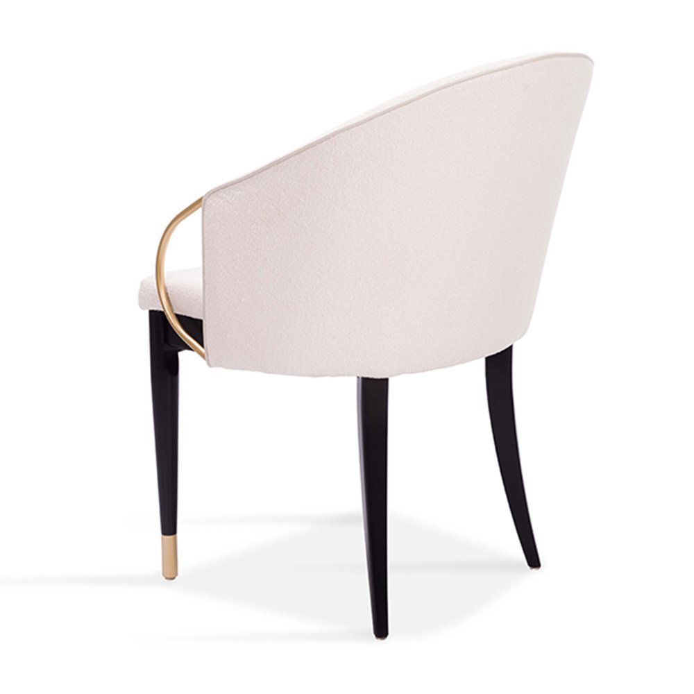 Cadeira Alça sem Tachas - Madeira Maciça - Assento e Encosto Estofado ...