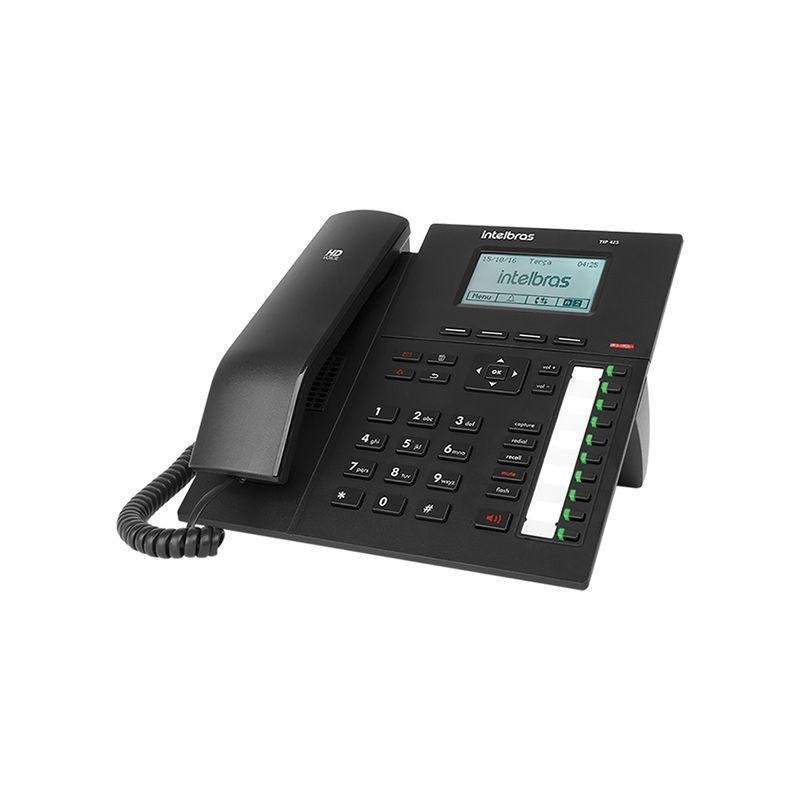 Telefone Ip Intelbras Tip 425 Com Viva Voz E Display Gráfico ...