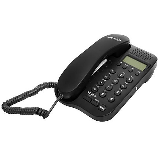 Telefone Fixo Midi MD-1130 com Identificador de Chamadas - Grafite ...
