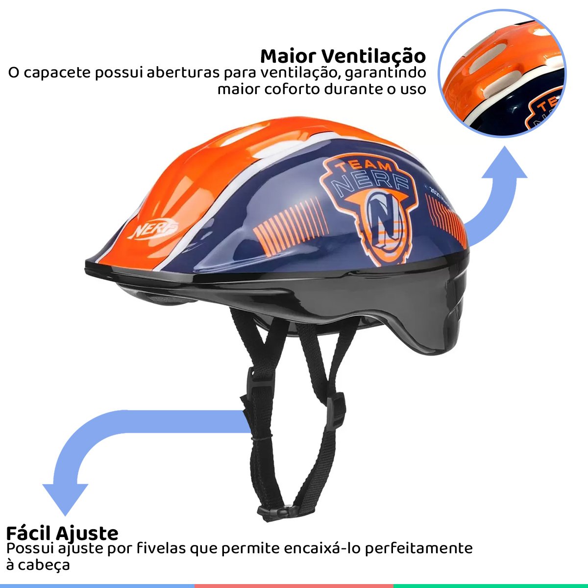 Kit Proteção Infantil Tamanho Único Proteção Criança Capacete ...