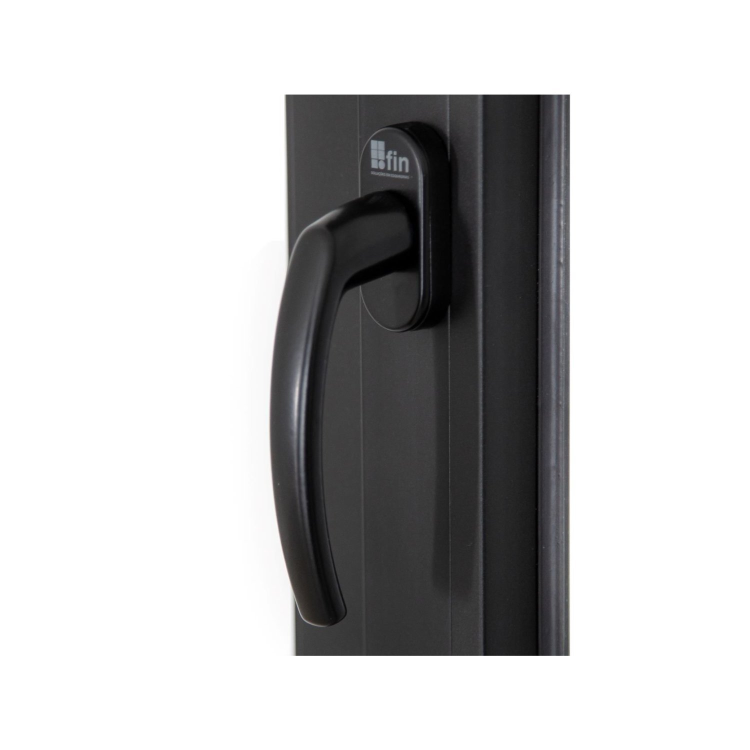 Janela de Pvc Maxim Ar 60cm X 60cm Preta Fin Esquadrias | MadeiraMadeira