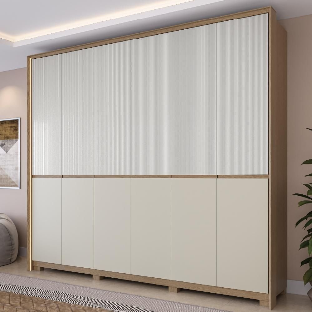 Guarda Roupa Casal 06 Portas Duo - Móveis Rimo | MadeiraMadeira