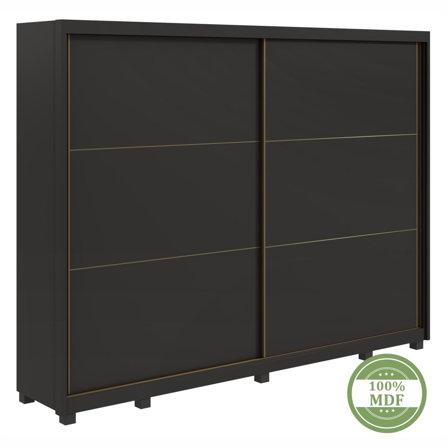 Guarda Roupa Flex 2 Portas de Correr 6 Gavetas 237x269cm Toronto Plus ...