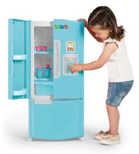 Geladeira Infantil Azul Frost Fun Candy - TaTeTi | MadeiraMadeira