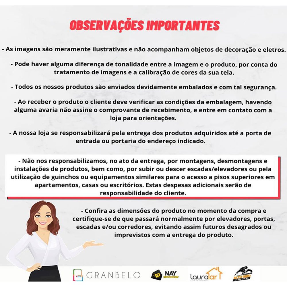 Rack Bancada 3 Gavetas com Nicho 218cm Amy Branco Acetinado - Gran Belo | MadeiraMadeira