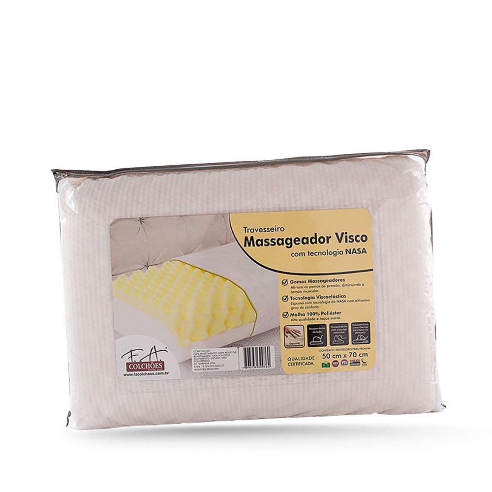 Travesseiro Massageador Visco Joy F.a. Colchões | MadeiraMadeira