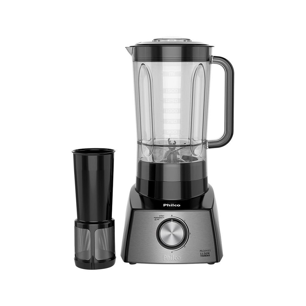 Liquidificador Philco Plq1411p 1150w Preto 127v | MadeiraMadeira
