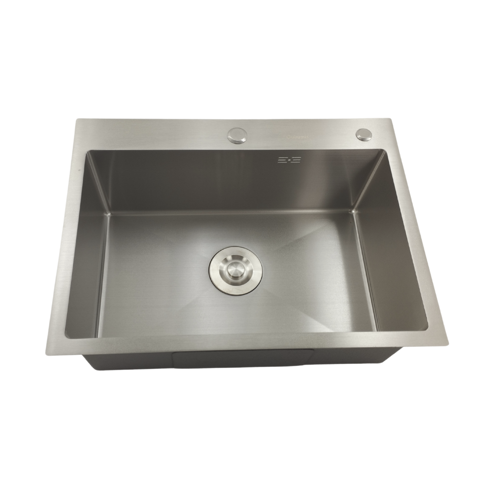 Cuba Para Cozinha Jordana Aço Inox Nano Silver 60x45 | MadeiraMadeira