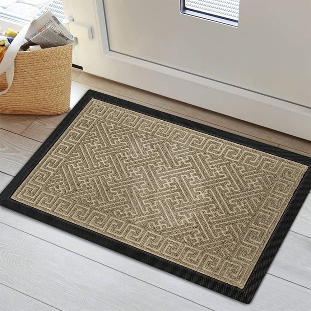 1 Tapete Porta Capacho Grego Luxo Antiderrapante Bg 40x60 | MadeiraMadeira