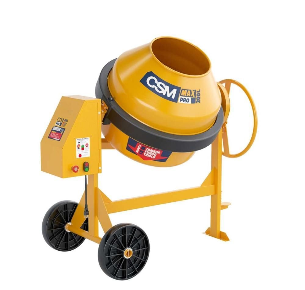 Betoneira 200l Max Pro Monofásico 1 Cv 220v 60hz Csm | MadeiraMadeira