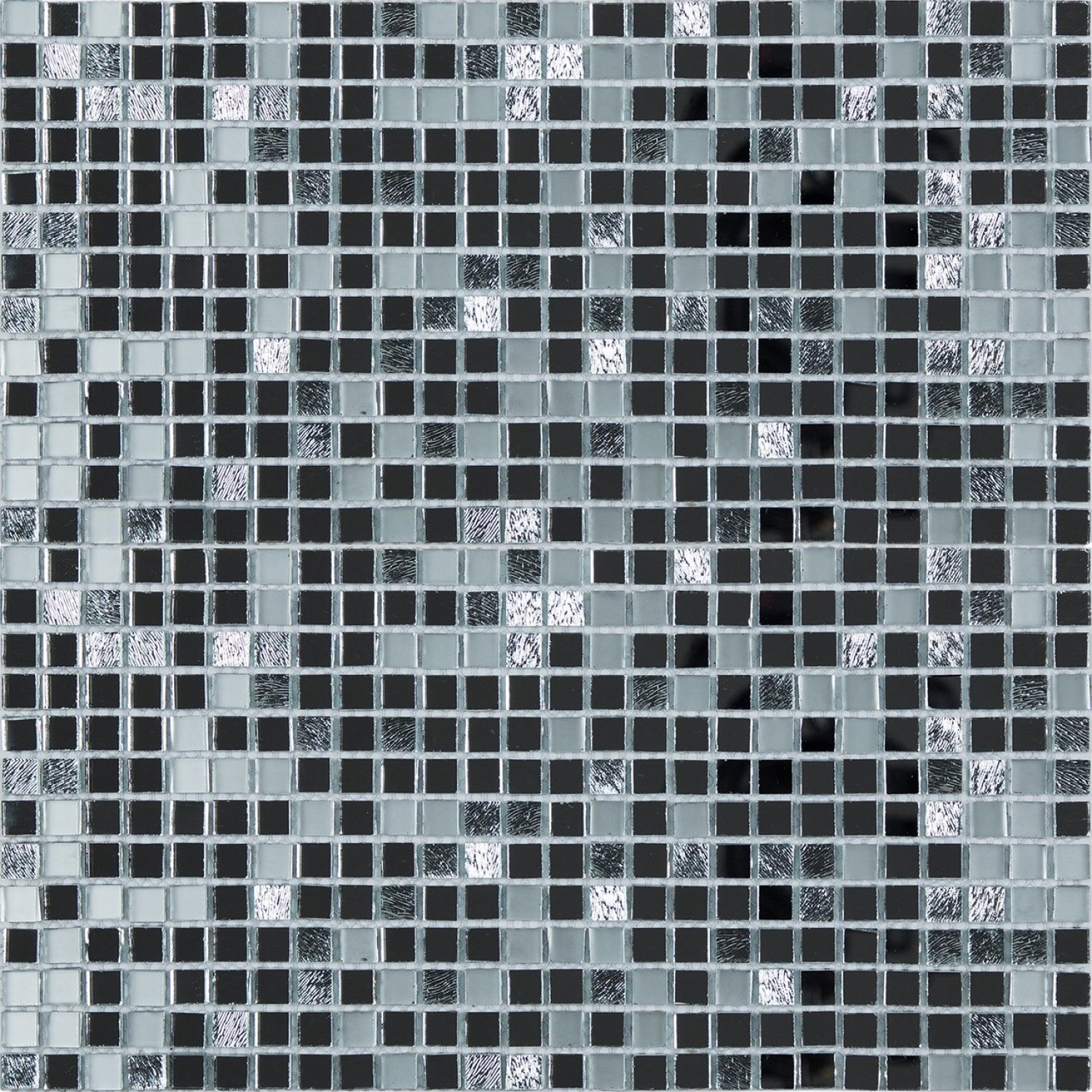 Pastilha de Vidro Espelhada de 30cm X 30cm Rende Glass Mosaic ...