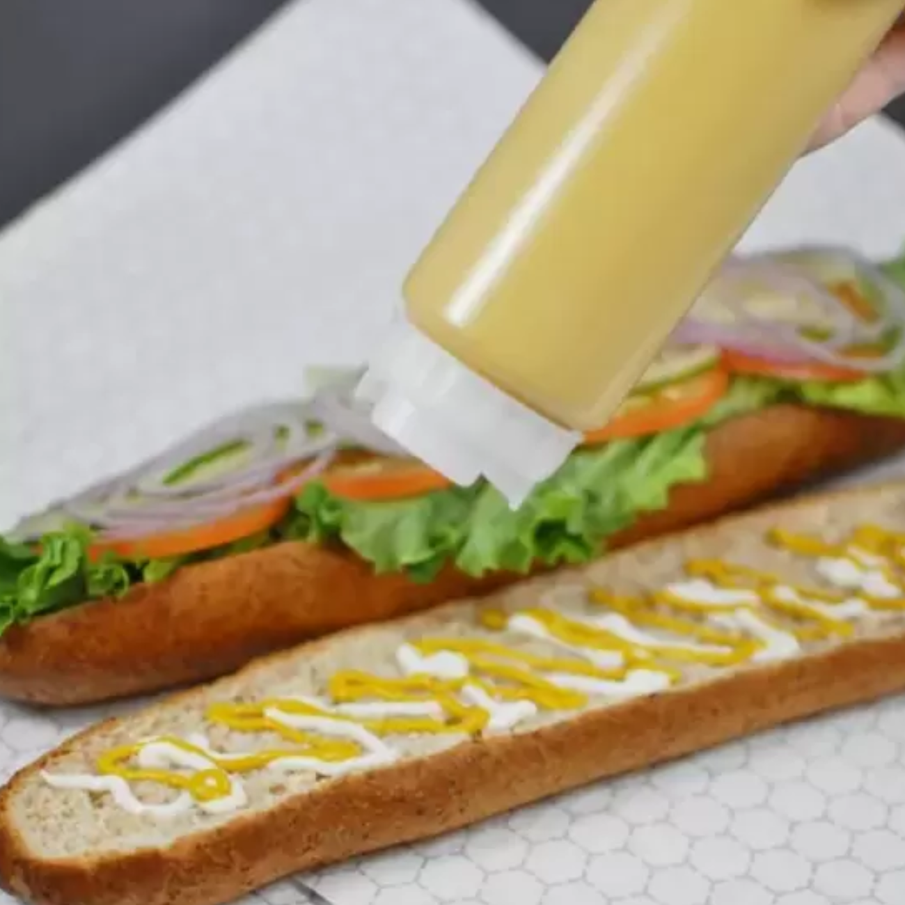 Bisnaga Invertida 710ml Molho Calda Tempero Foodtruck Envio | MadeiraMadeira