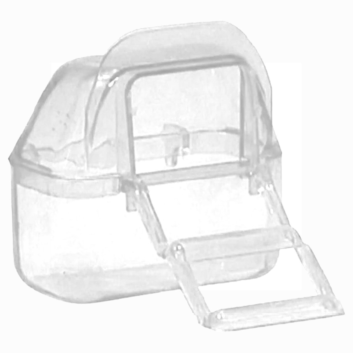 Comedouro gaiola c/ poleiro transparente Bragança | MadeiraMadeira